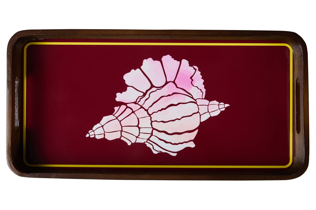 ATLANTIDE VASSOIO RETTANGOLARE DISEGNO SHELL – Novità Home