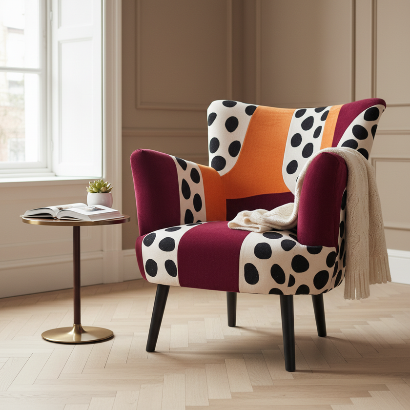 DAFNE - POLTRONA POP ART FORME SINUOSE – Novità Home
