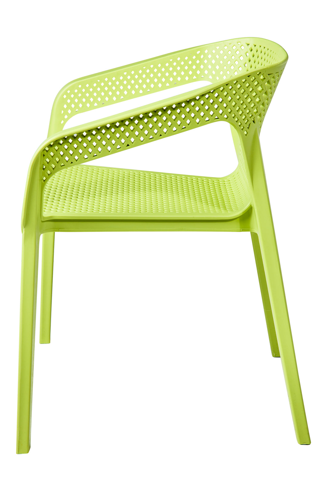 Python - Stackable Chair in Green PP – Novità Home